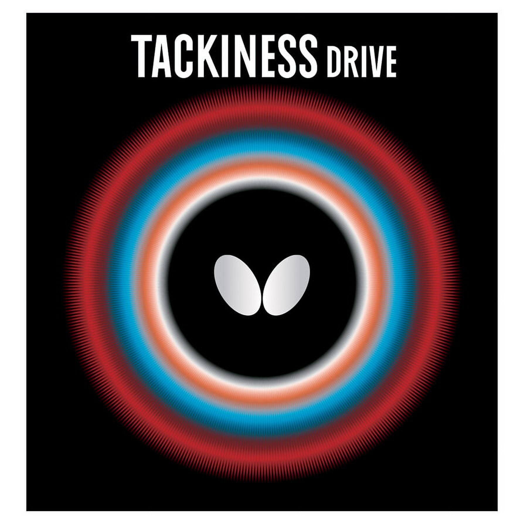 Butterfly Table Tennis Rubber - Tackiness Drive 1.9 Black - Walmart.com