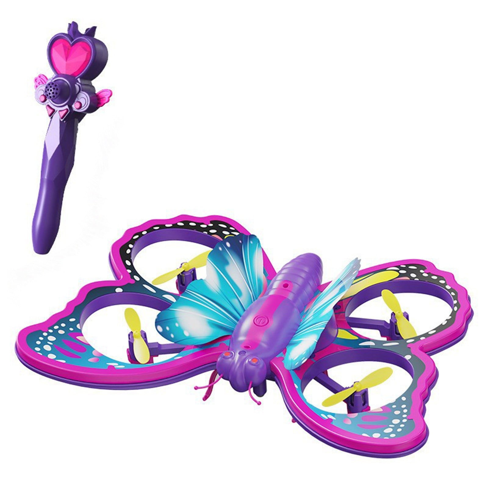 Butterfly Themed Kids Electric Remote Control Foam Glider Drone Toy ...