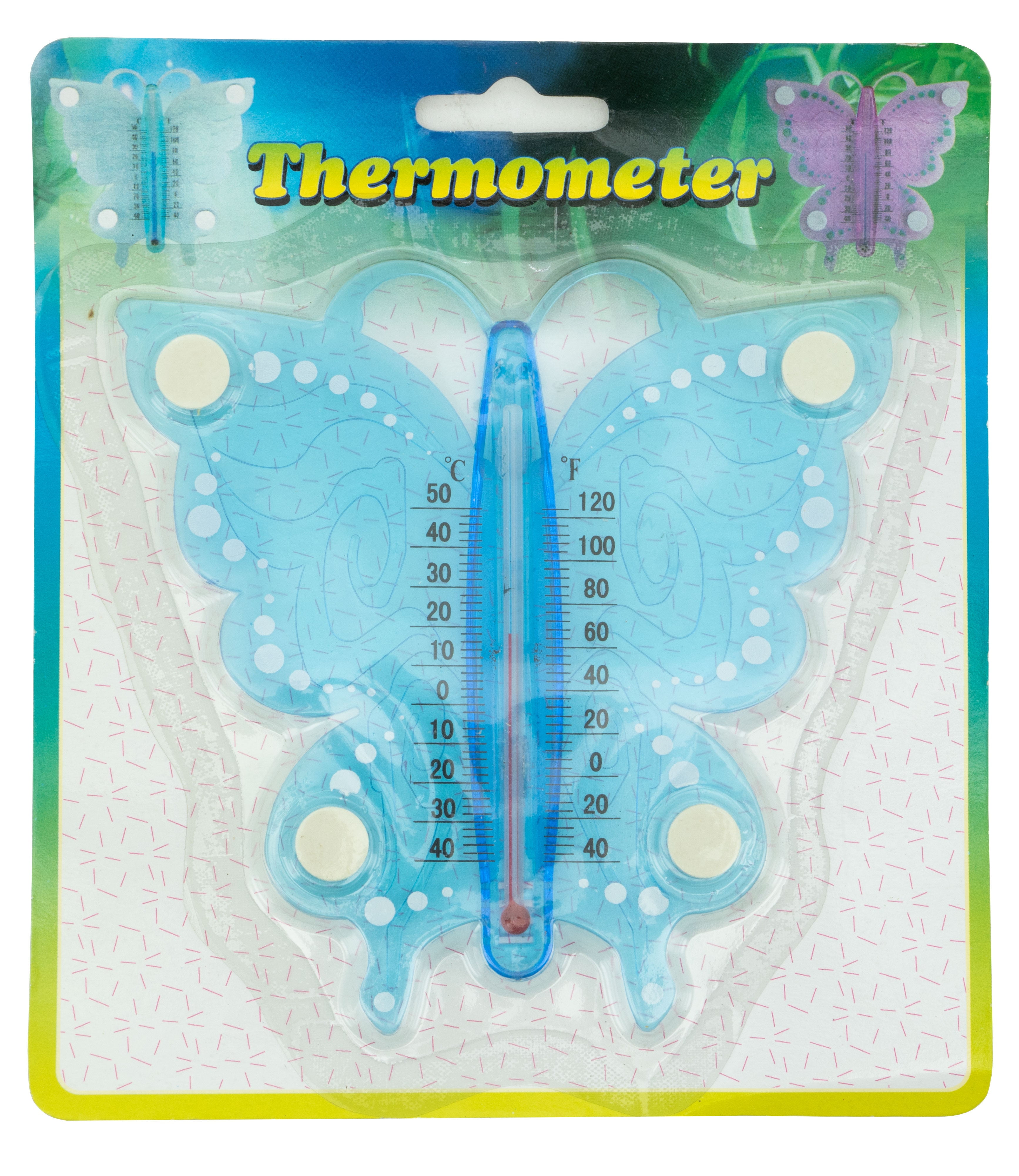 Butterfly Thermometer Printed with Celsius & Fahrenheit Scales ...