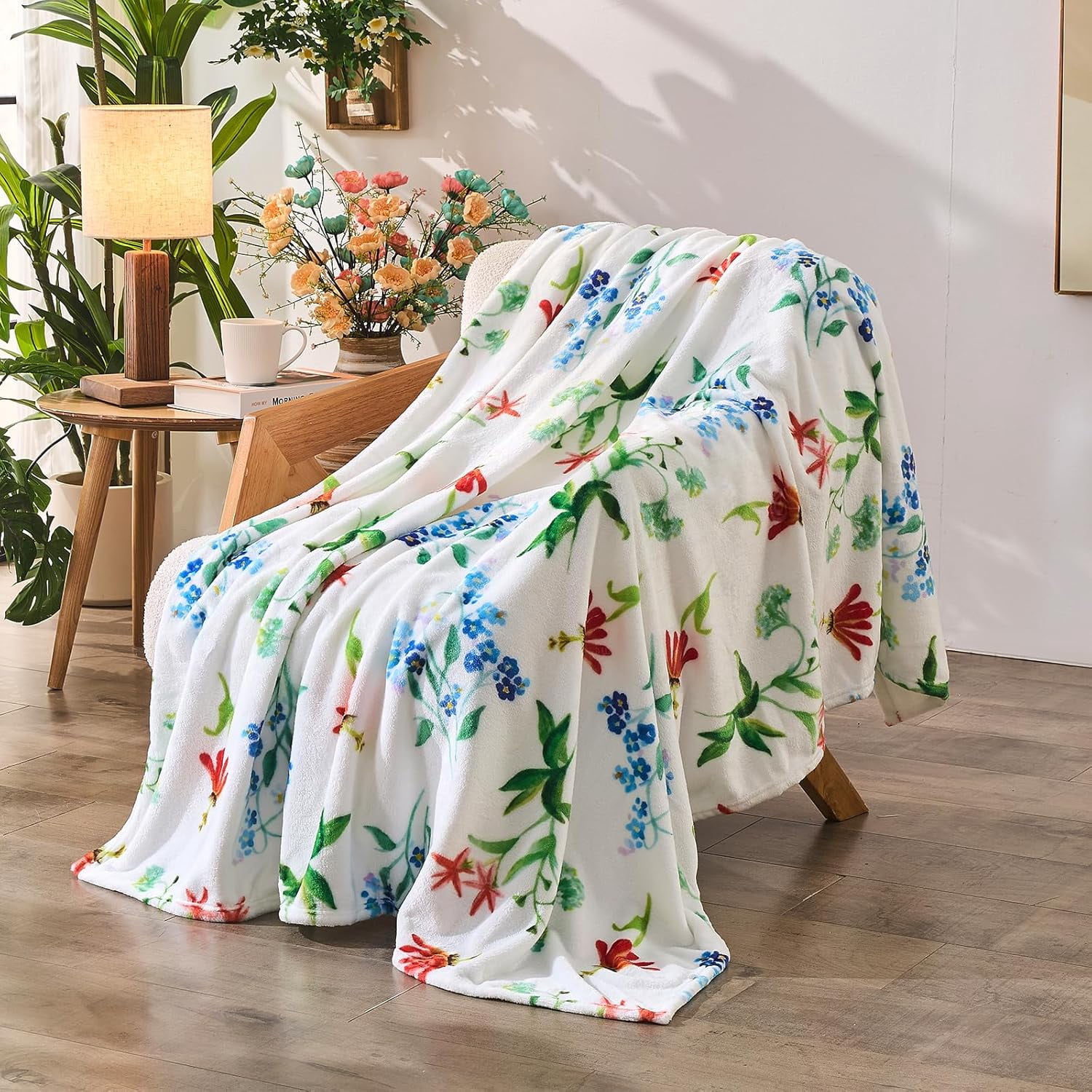 Butterfly Throw Blanket for Girls Women Toddler Watercolor Butterfly ...