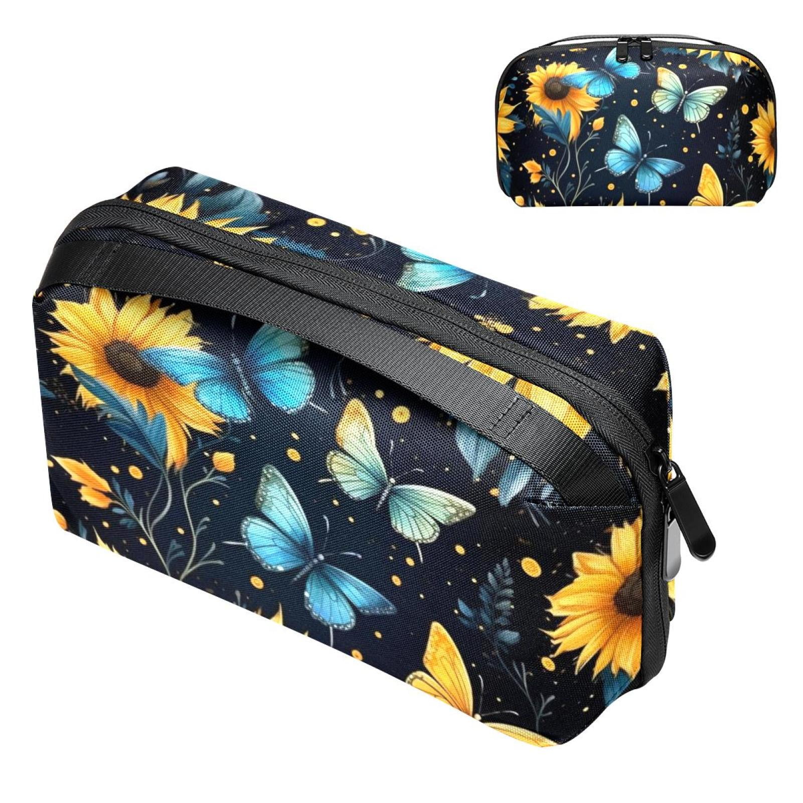 Butterfly Travel Organizer Hard Drive Bags Cable Organizer Multi USB ...