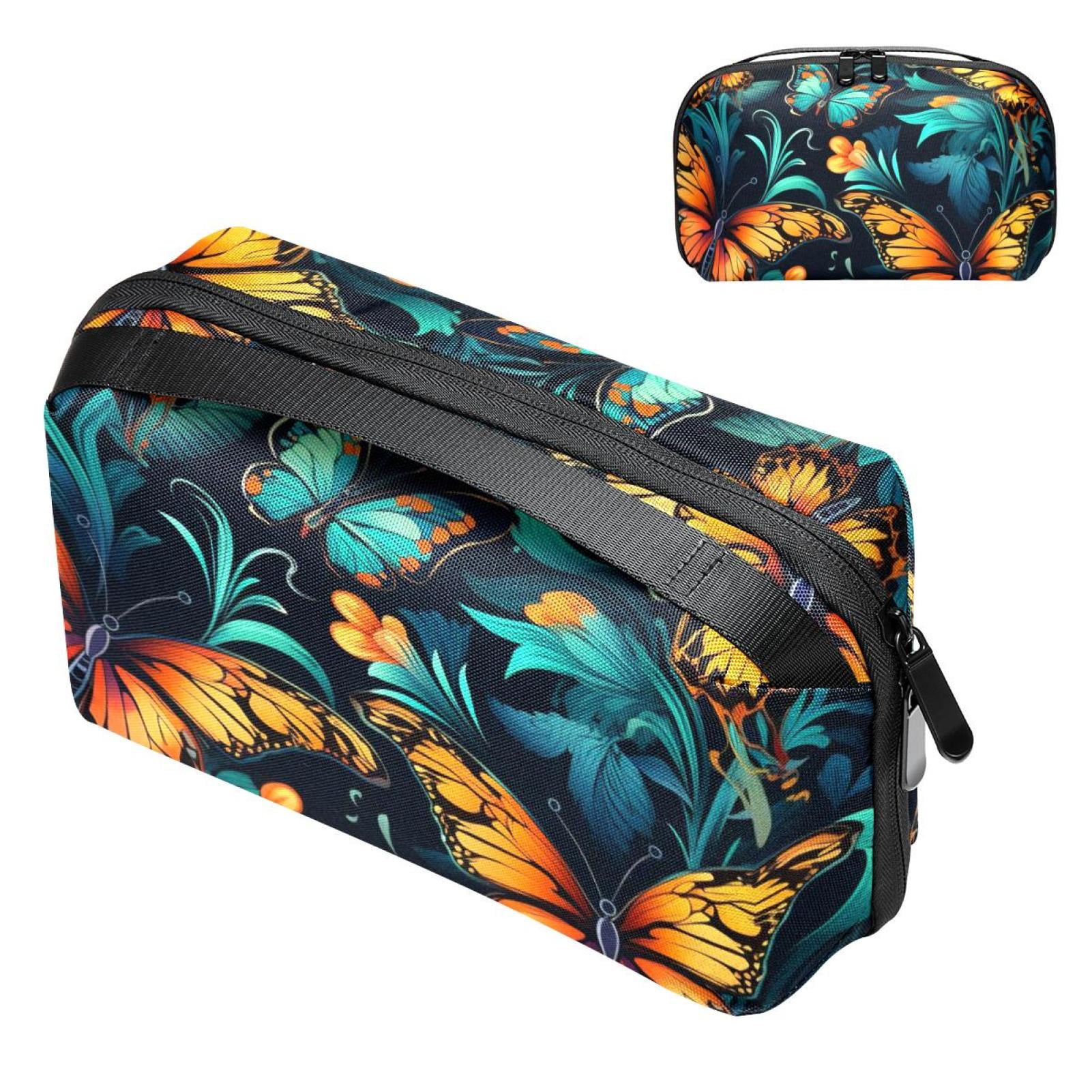Butterfly Travel Organizer Oxford Cloth Waterproof Storage Pouch Hard ...