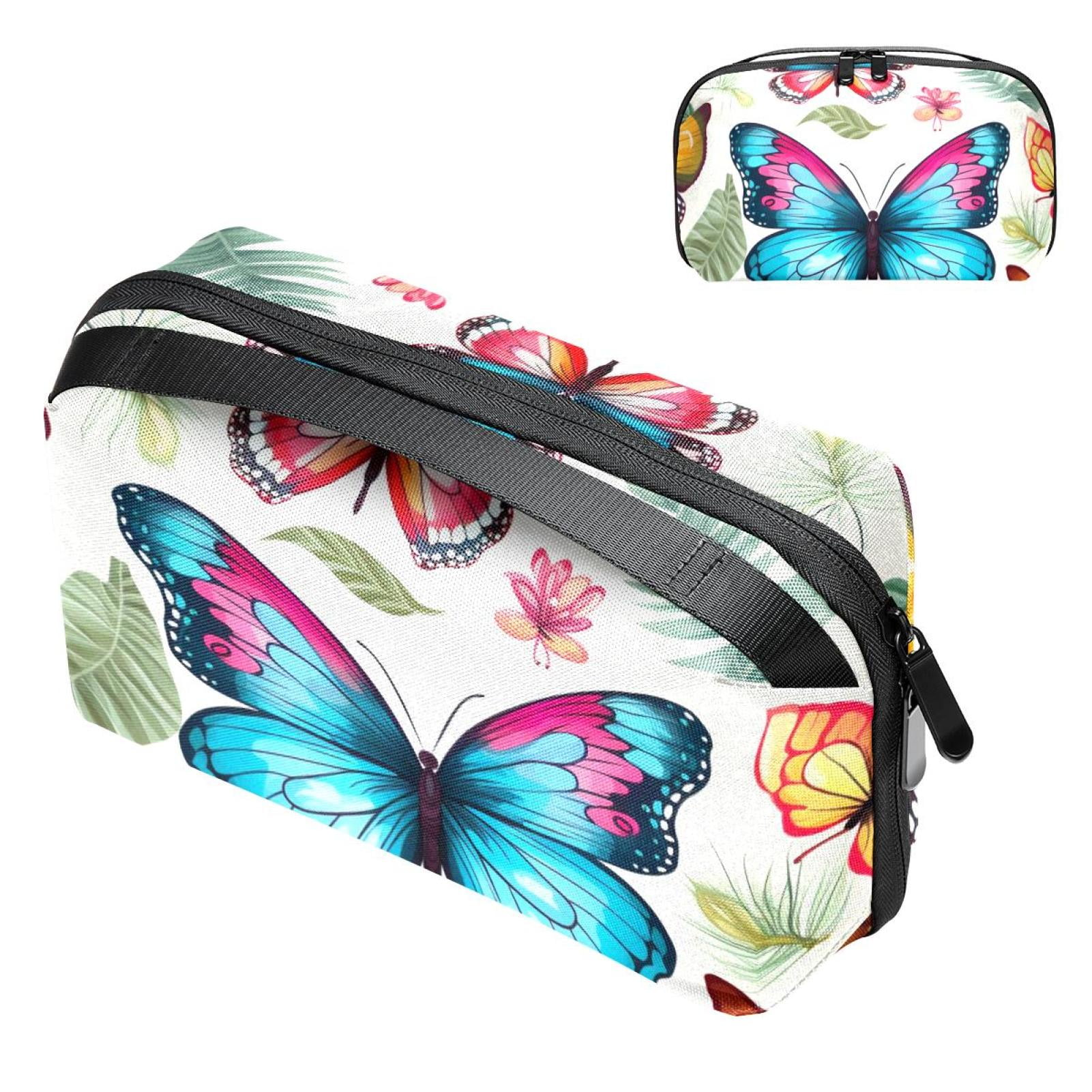 Butterfly Travel Organizer Oxford Cloth Waterproof Storage Pouch Hard ...