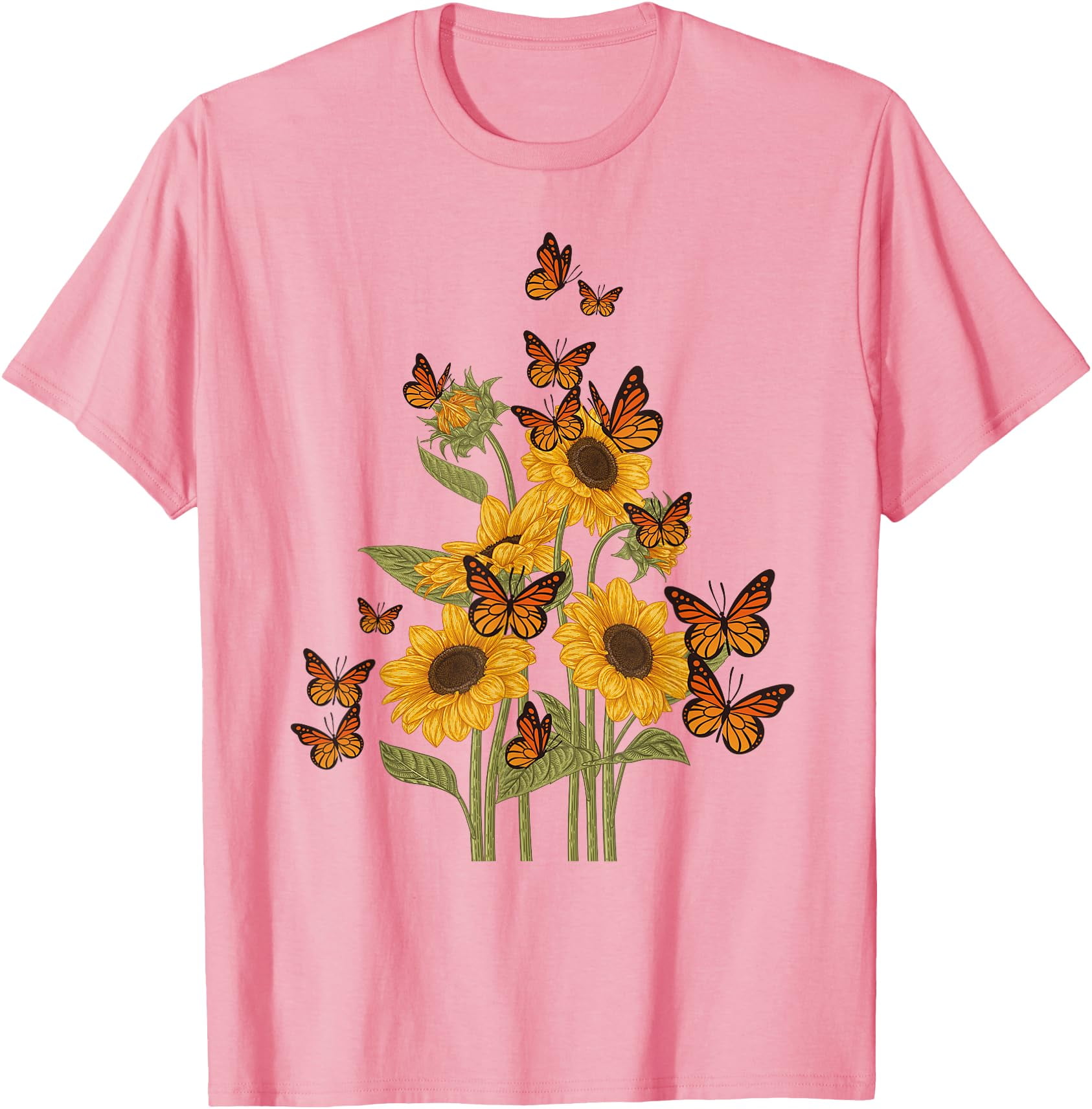 Butterfly Tree Beautiful Animal Nature Softstyle Unisex T-Shirt,Light ...