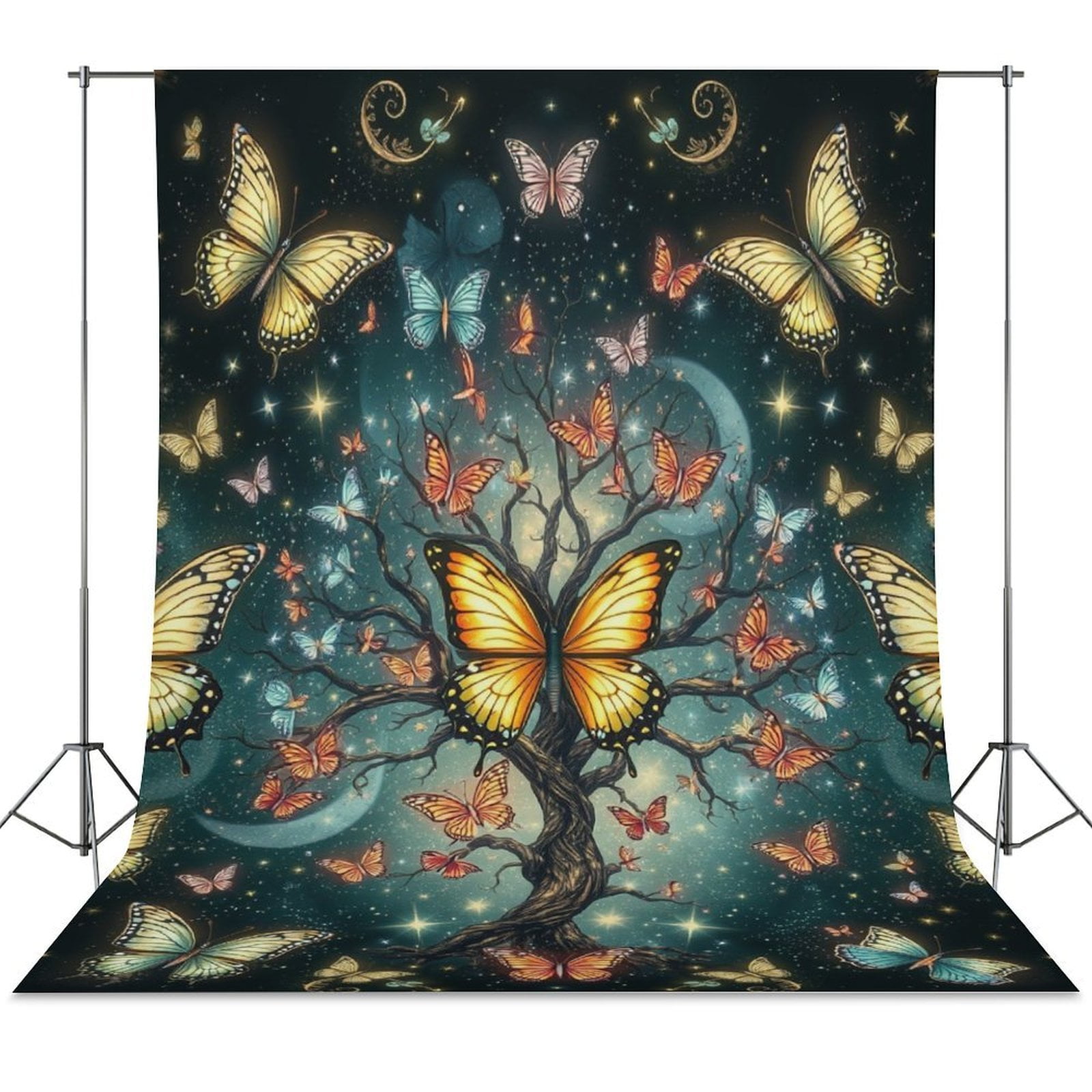 Butterfly Tree Night Photography Backdrops Adult Photostudio Props ...