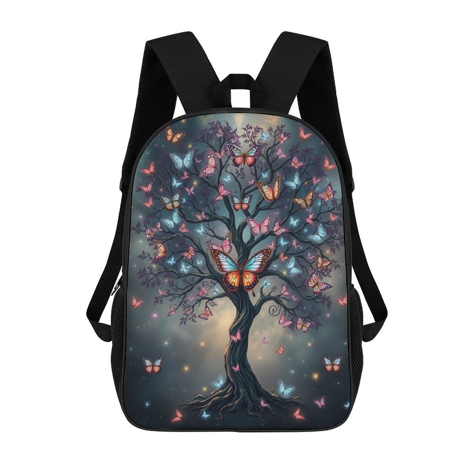 Butterfly Tree Night Sky Backpacks For Teenagers Backpacks 17 Inch ...