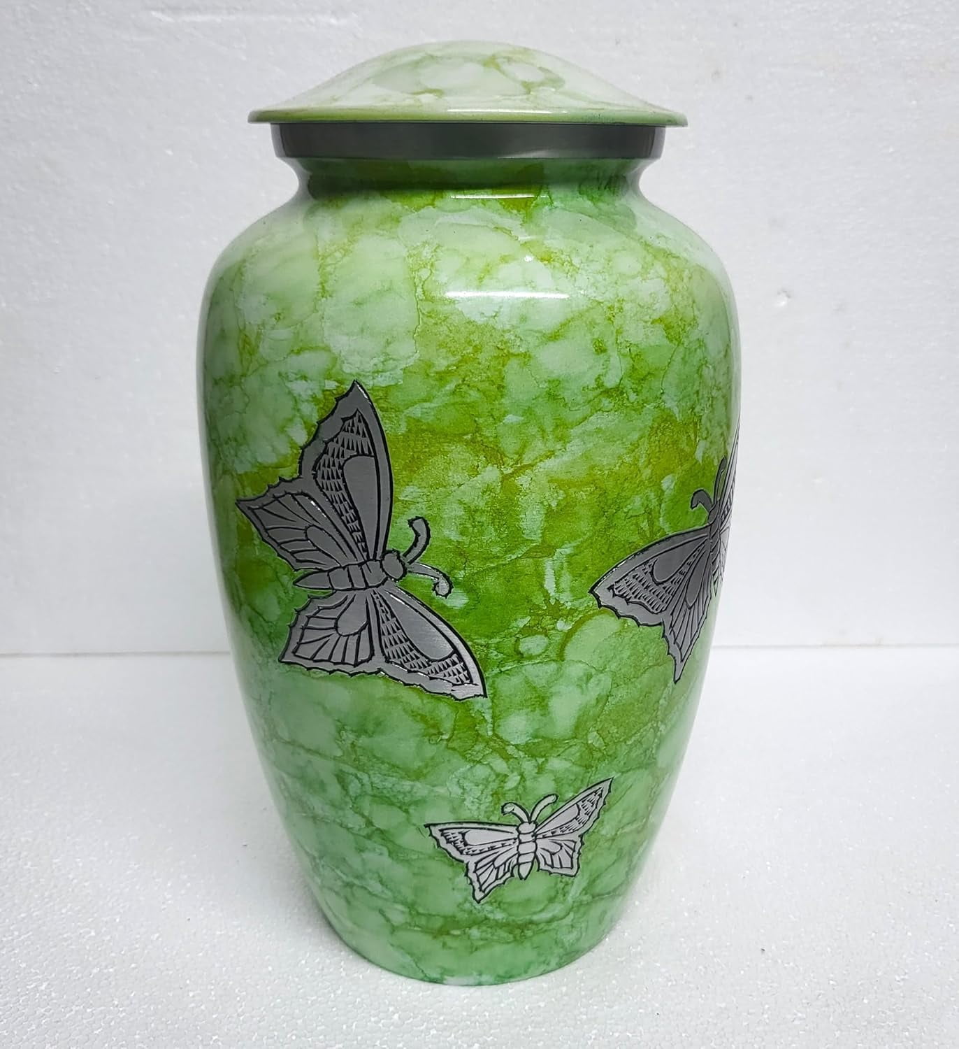 Butterfly Urn – 10-Inch Memorial Urn for Adult Human Ashes | Symbolic ...
