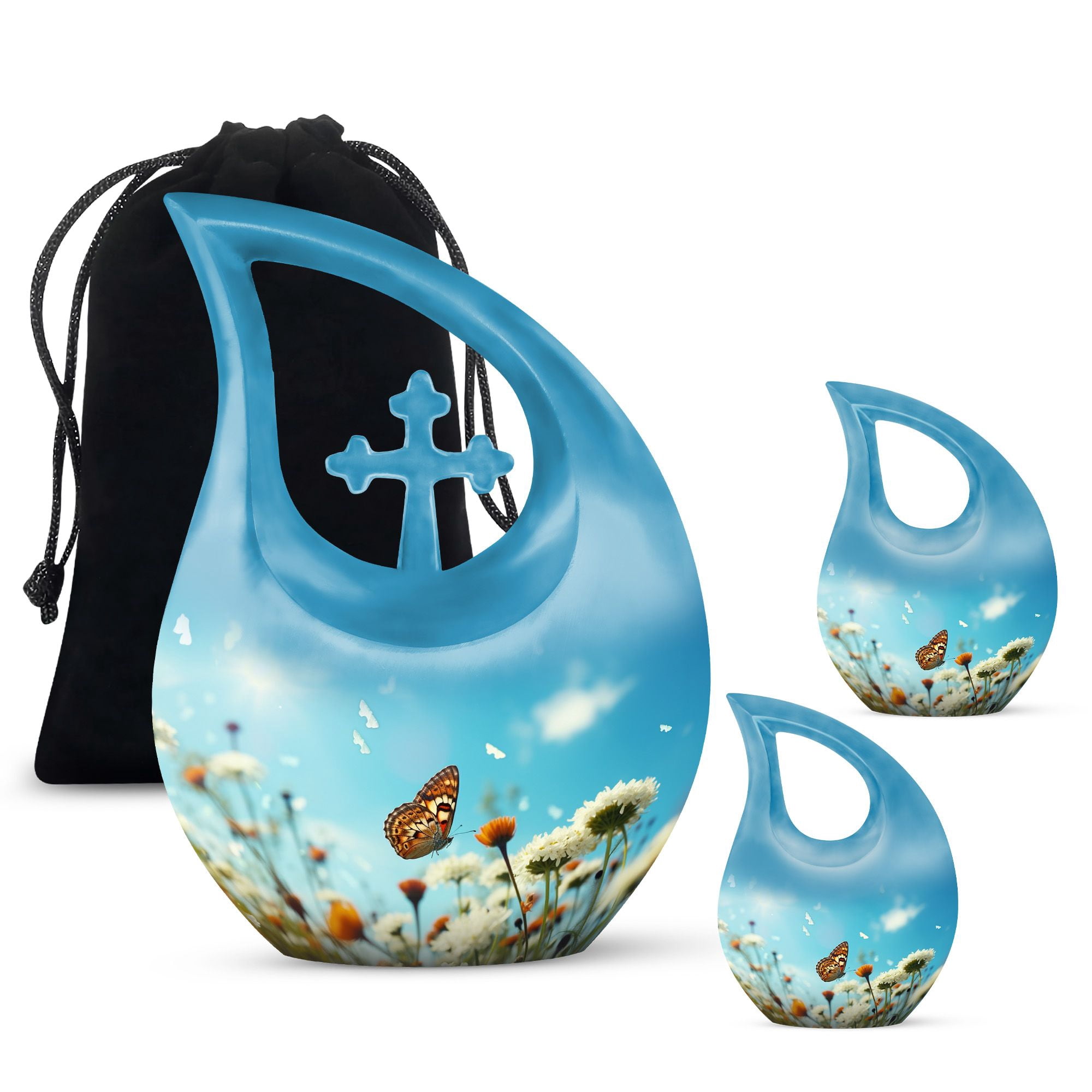 Butterfly Urn - Burial Urns For Cremated Remains - Urn For Ashes For ...