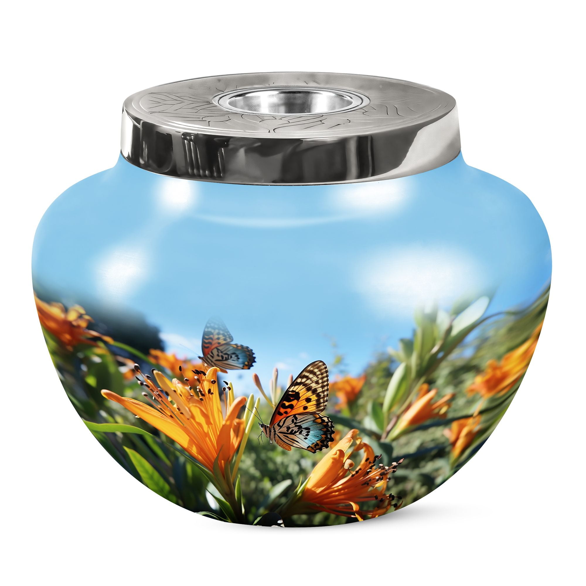 Butterfly Urn - Memorial Ashes Unique - Urns For Human Ashes Adult Man ...