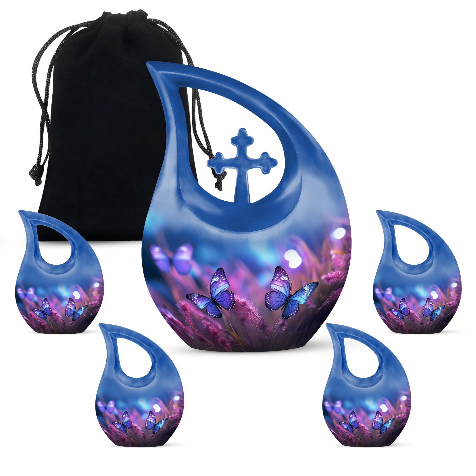 Butterfly Urn - Memorial Urns For Human Ashes - Urn For Ashes Adult ...