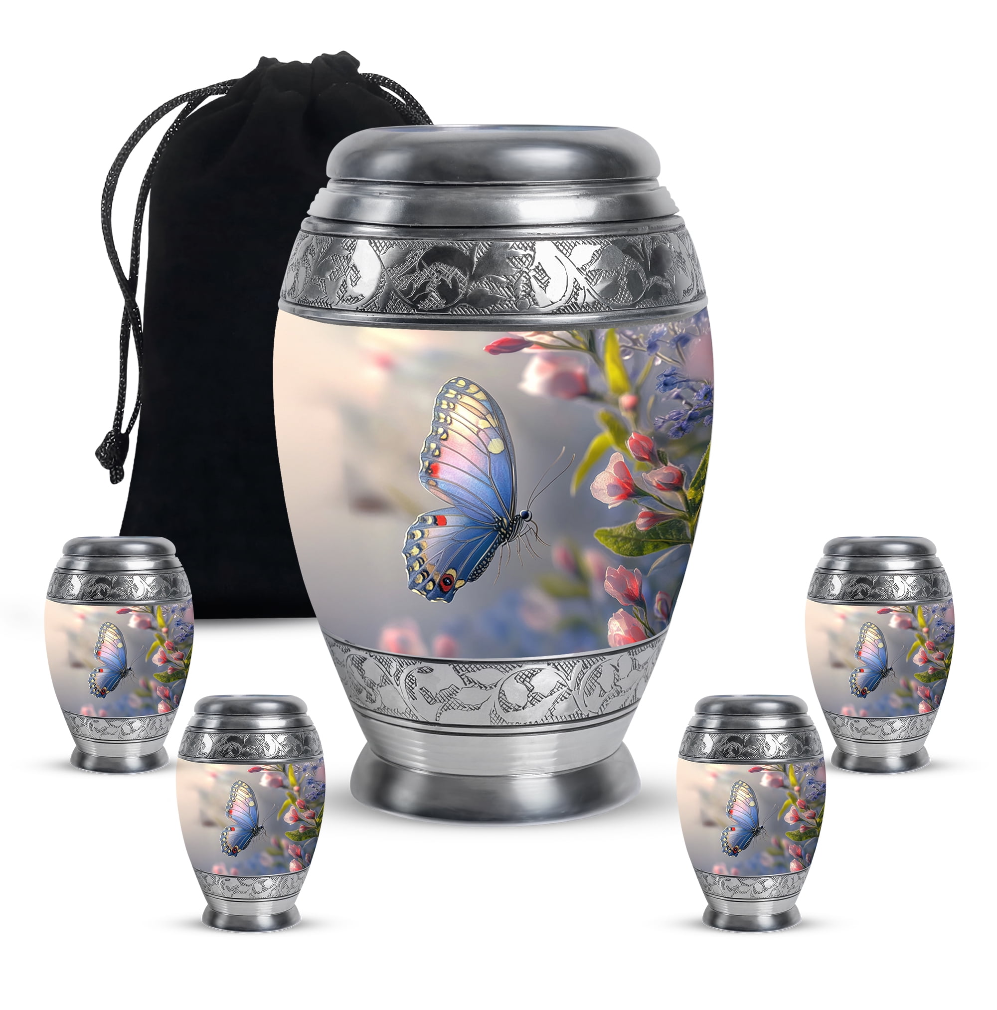 Butterfly Urns for Human Ashes Adult Man, Cremation Urn for Adults, Urn ...