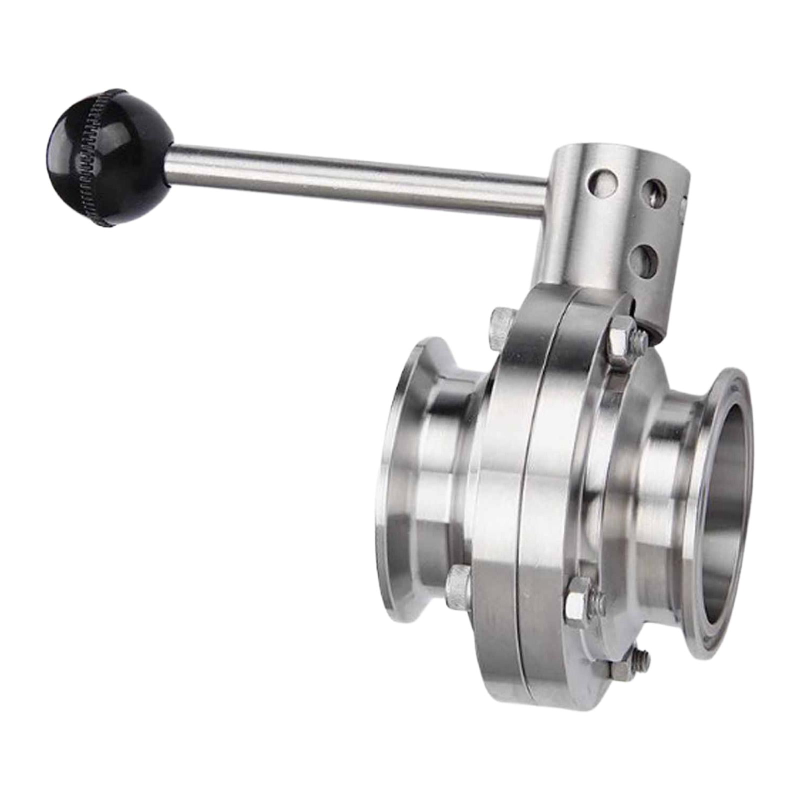 Butterfly Valve Quick Install Manual Clamp Pull Handle 304 Stainless ...