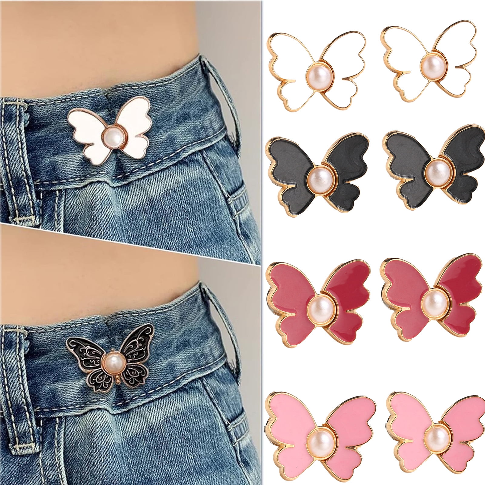 Butterfly Waist Cinching Button, Butterfly Waist Cinch Belt Clip, Women ...