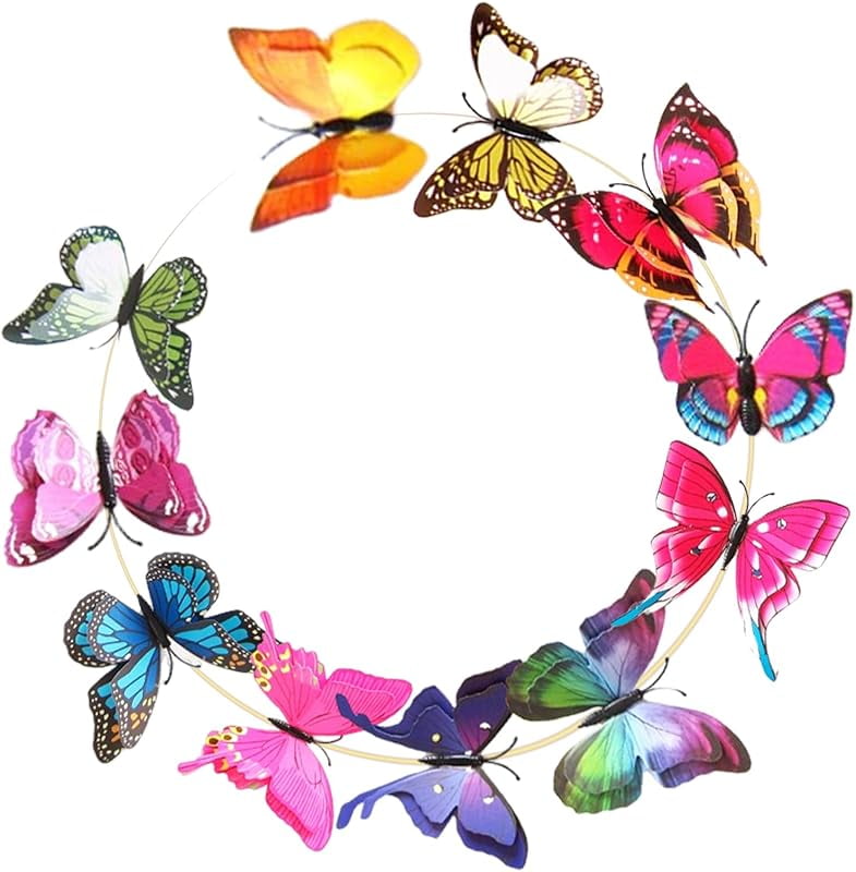 Butterfly Wall Decor Butterflies 3D Stickers Magnetic Butterfly ...