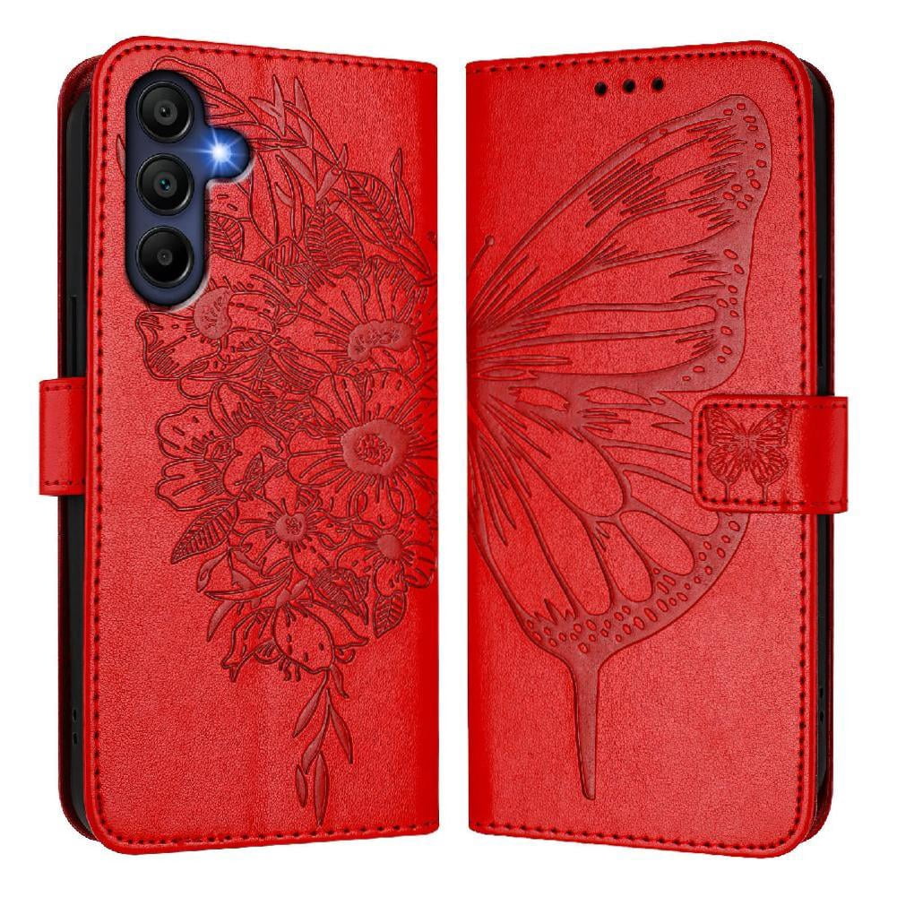 Butterfly Wallet Case for Samsung Galaxy A16 5G with Card Slots & Stand ...
