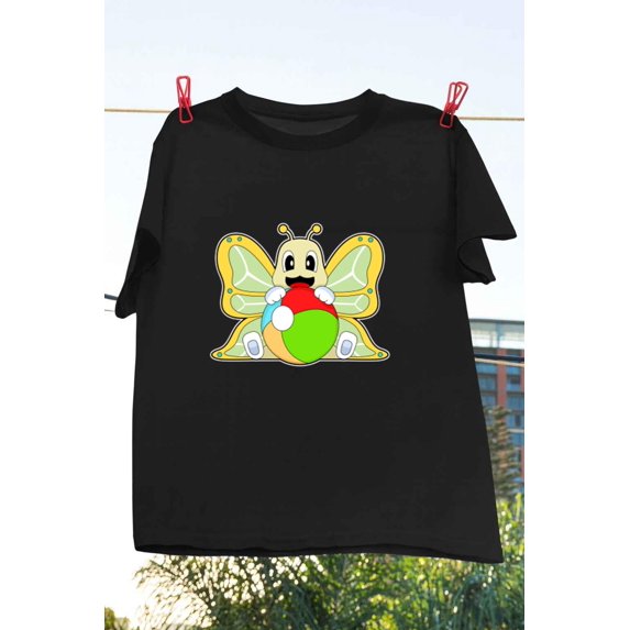 Butterfly Water Polo Cute Insect Playing Swimming Sport T-Shirt up to ...