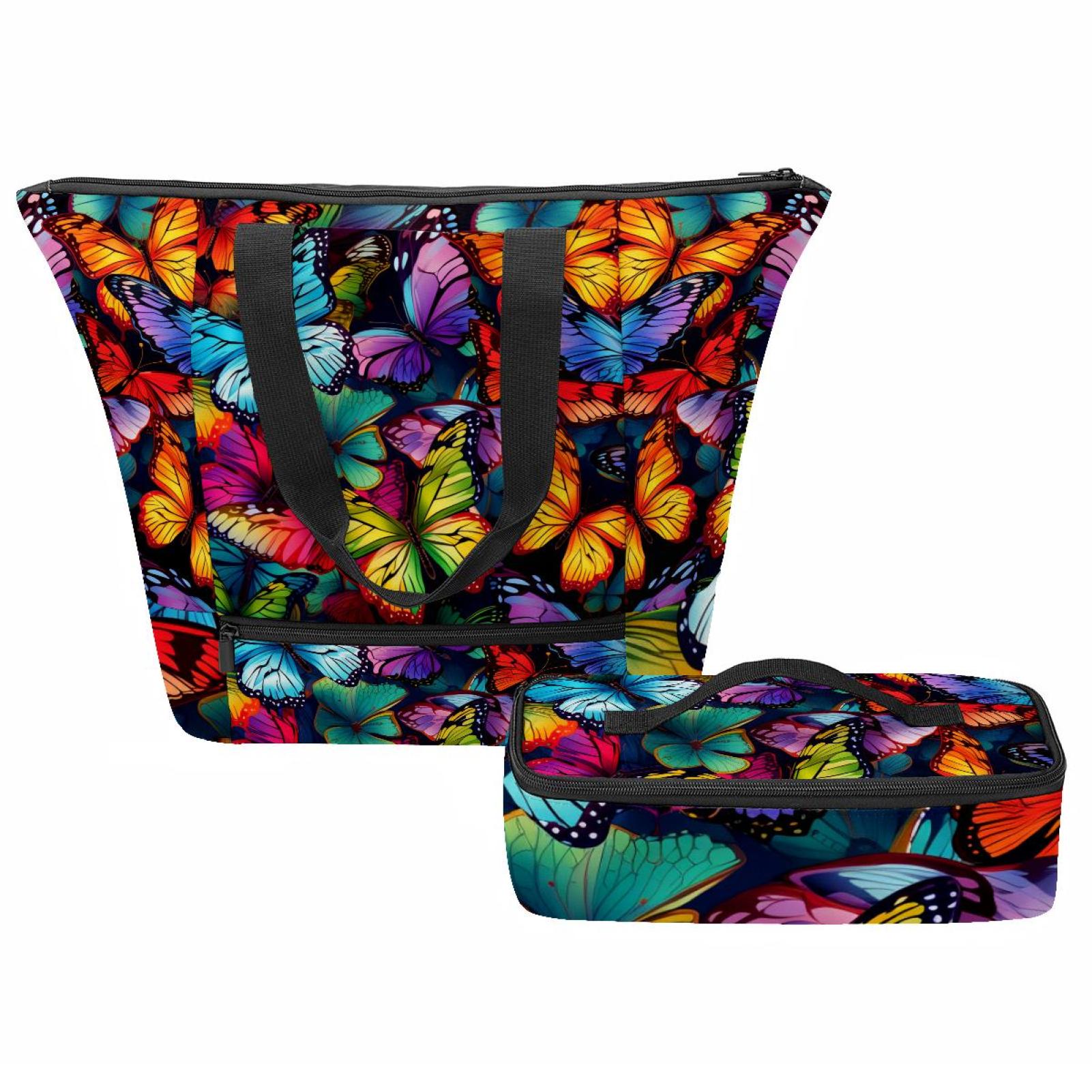 Butterfly Water Repellent 900D Oxford Cloth Handbag with Jeanette ...