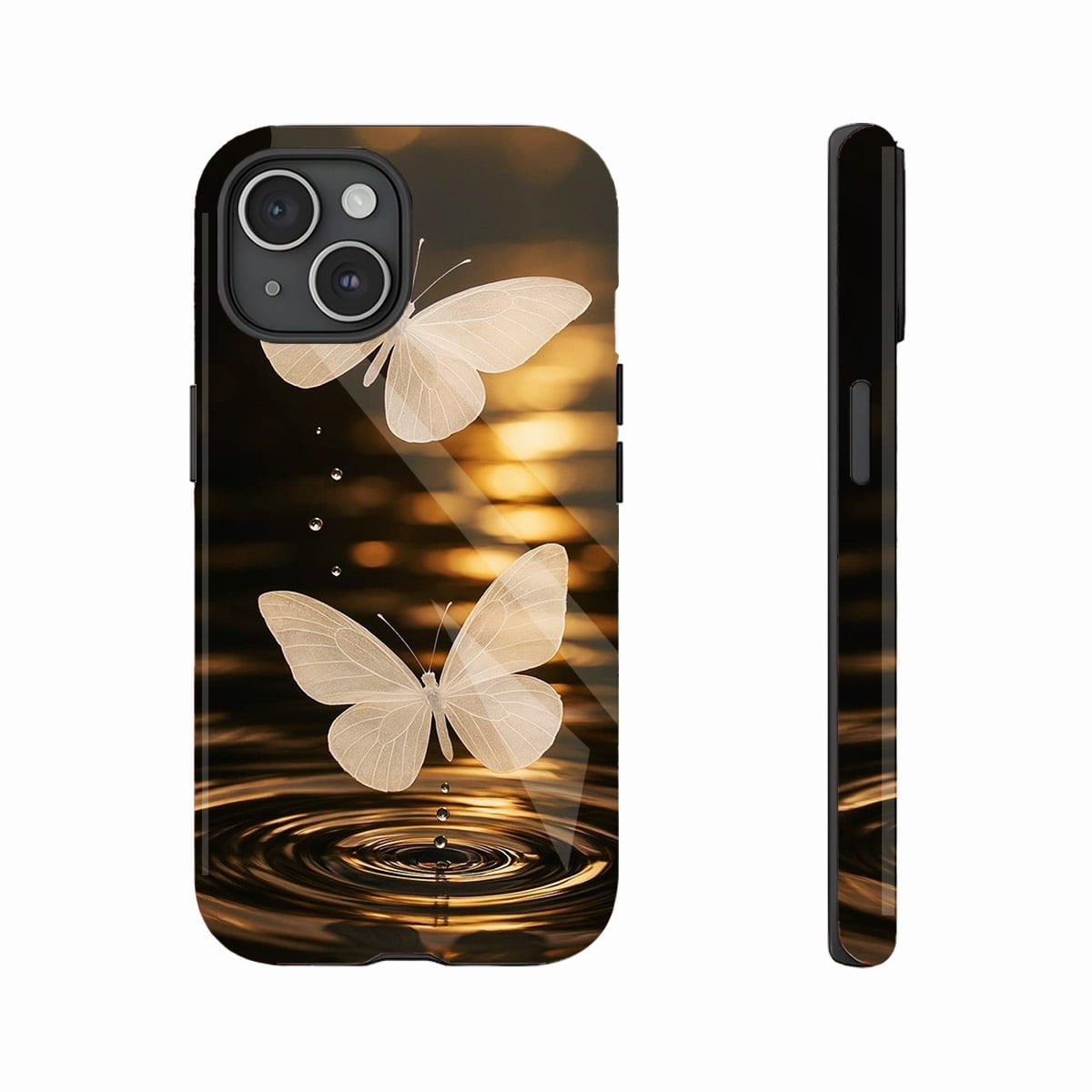 Butterfly Water Ripple Aesthetic Phone Case Compatible with iPhone 11 ...