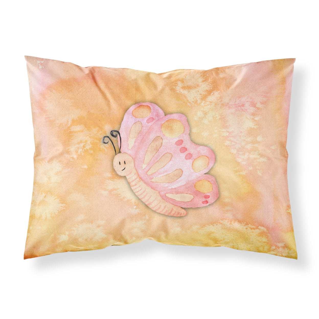Butterfly Watercolor Fabric Standard Pillowcase - Walmart.com
