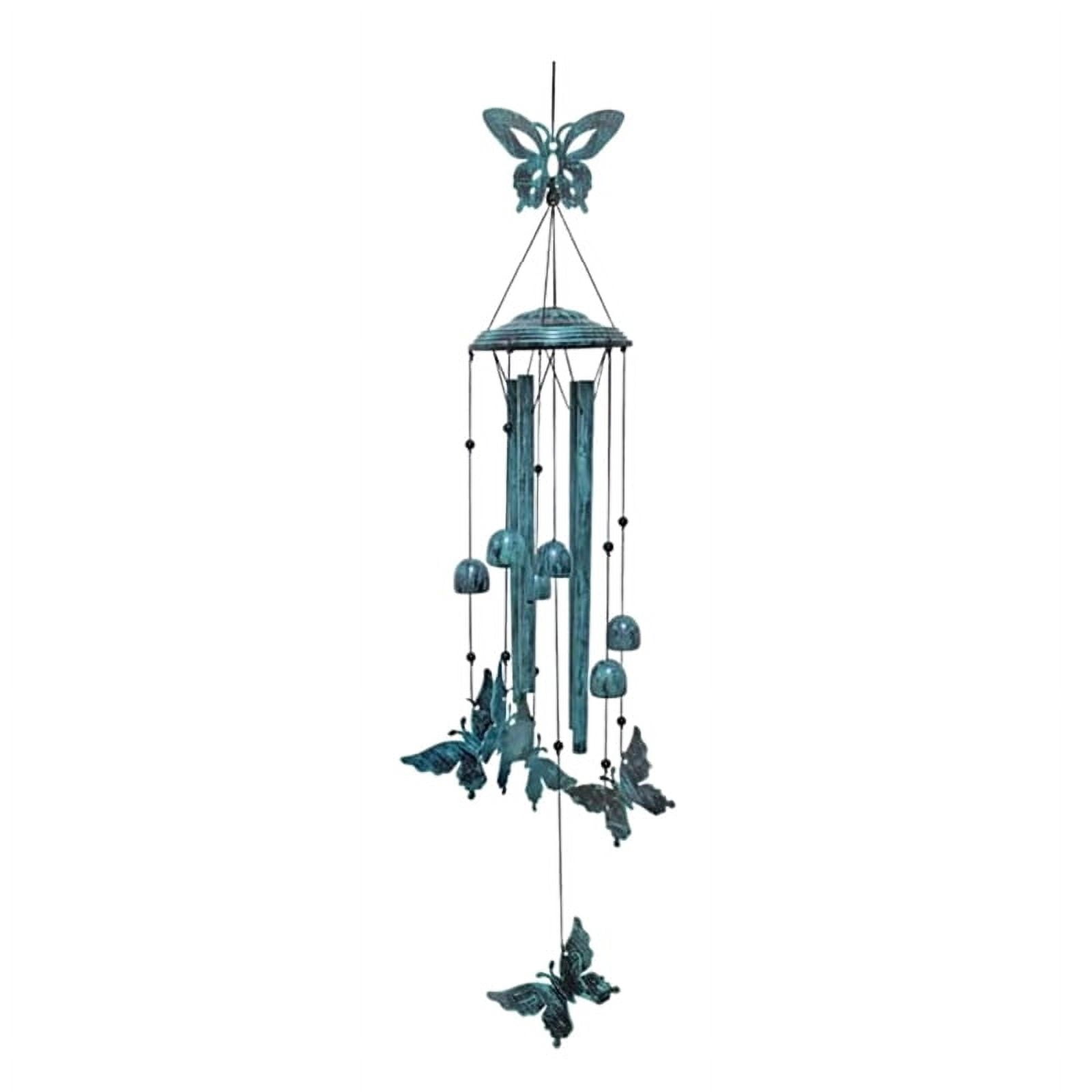 Butterfly Wind Chimes, Blue Metal Wind Chimes Outdoor, Butterfly Gifts ...