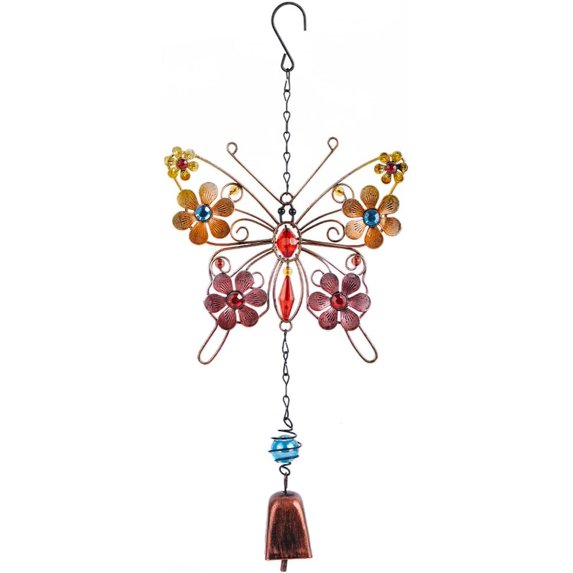 Butterfly Wind Chimes Metal Animal Wind Chime Ornaments Creative ...