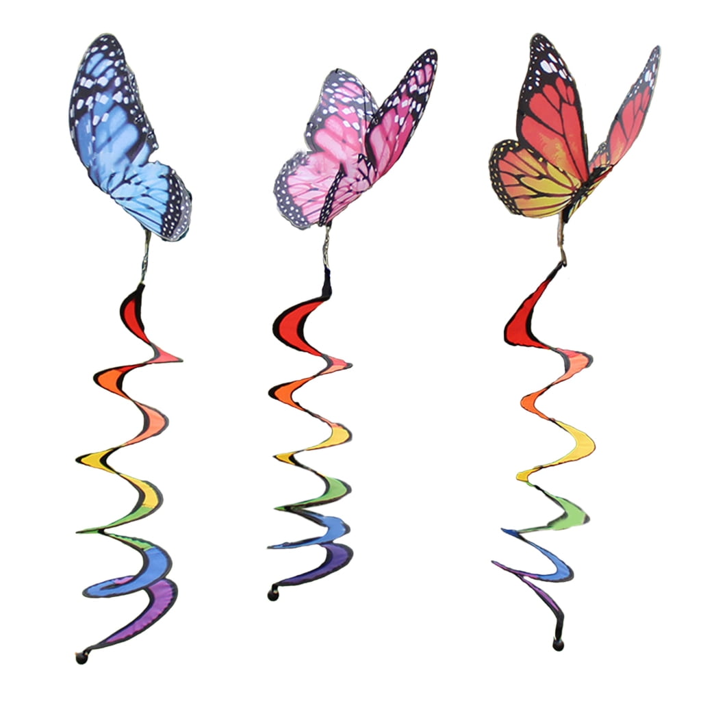 Butterfly Wind Spinners for Eye Catching Motion in Homes or Campsites ...