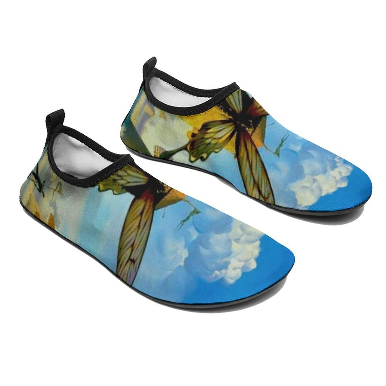Butterfly Windmill Water Shoes Beach Slip-on Shoes for Men Women Swim ...