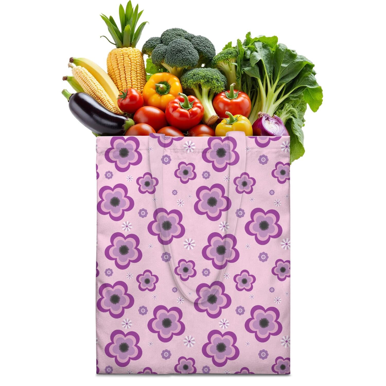 Butterfly and Botanical Canvas Tote – Vintage Nature-Inspired Shopping ...