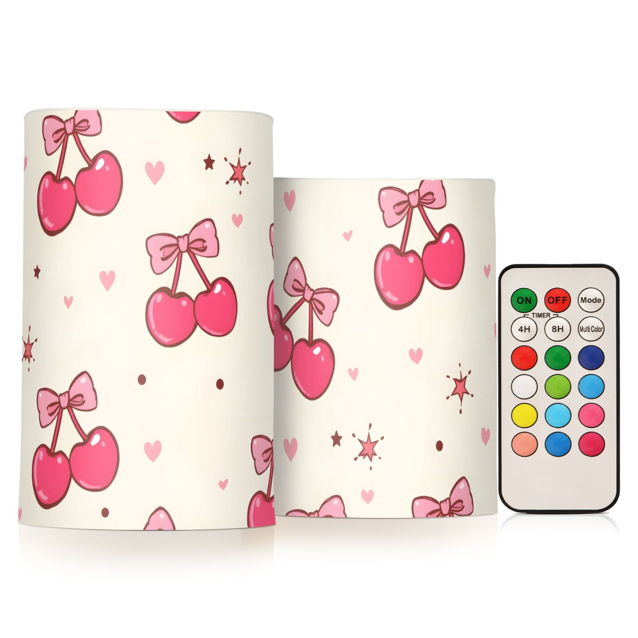 Butterfly and Butterfly Flickering Flameless Candles Battery Operated ...