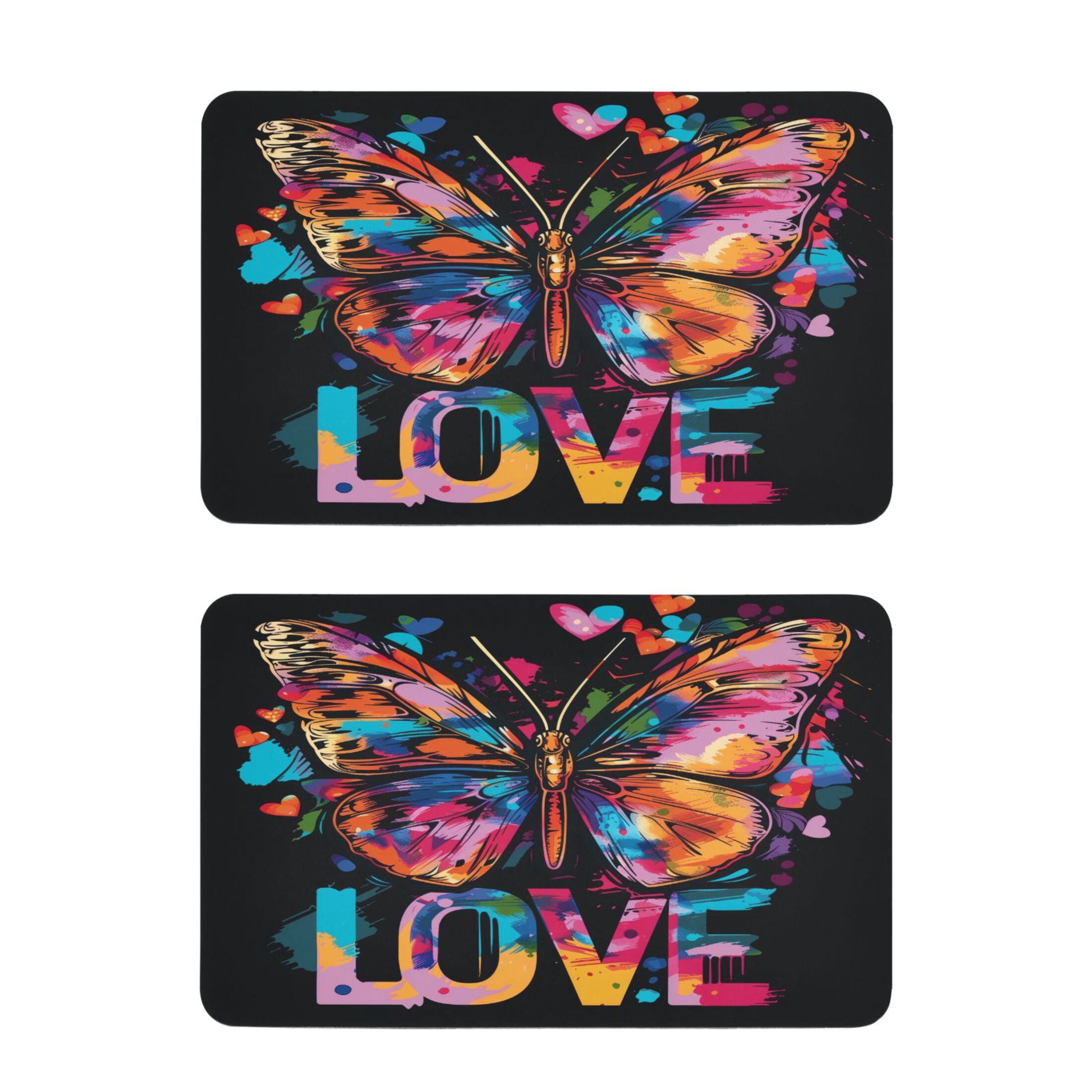 Butterfly and Love Strong Fridge Magnets Refrigerator Magnets Sticker ...
