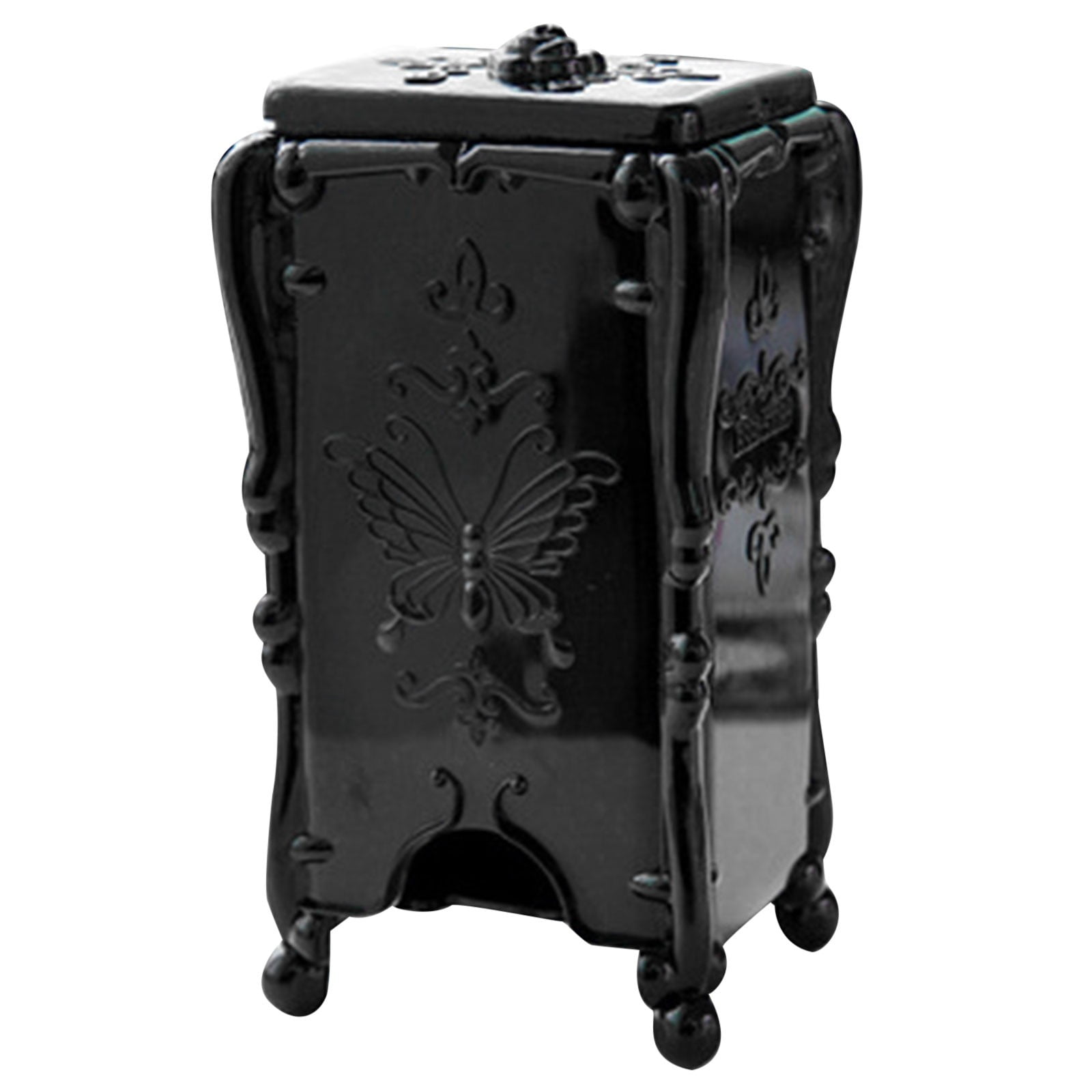 Butterfly and Rose Makeup Cotton Box Elegant and Practical - Walmart.com