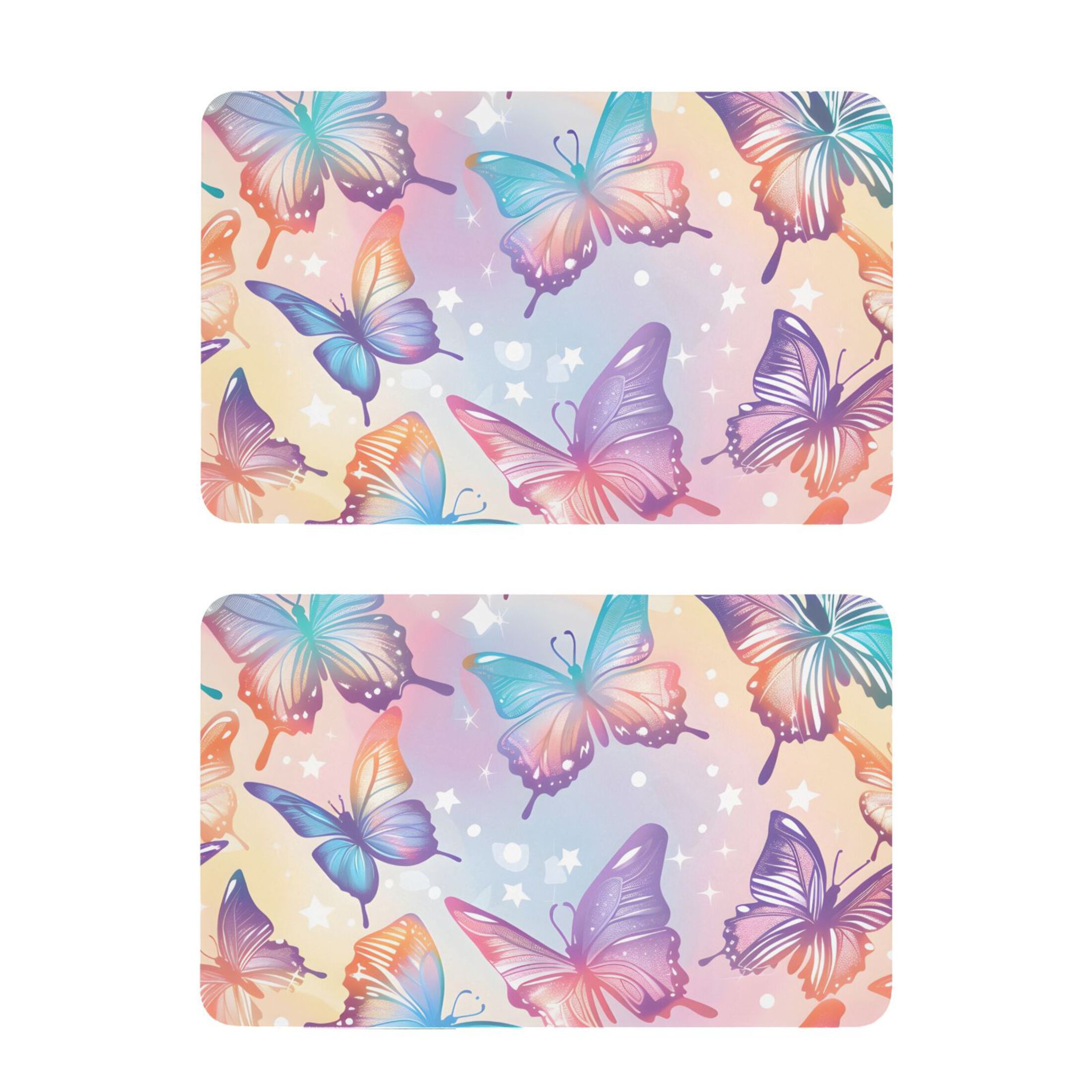 Butterfly and Stars Fridge Magnetic Sticker Refrigerator Magnets ...