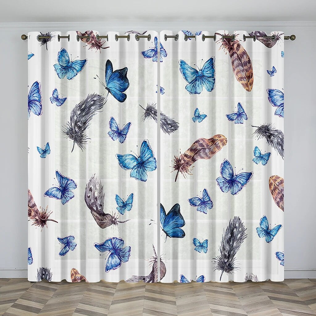 Butterfly pattern Active digital print Living room balcony Home ...