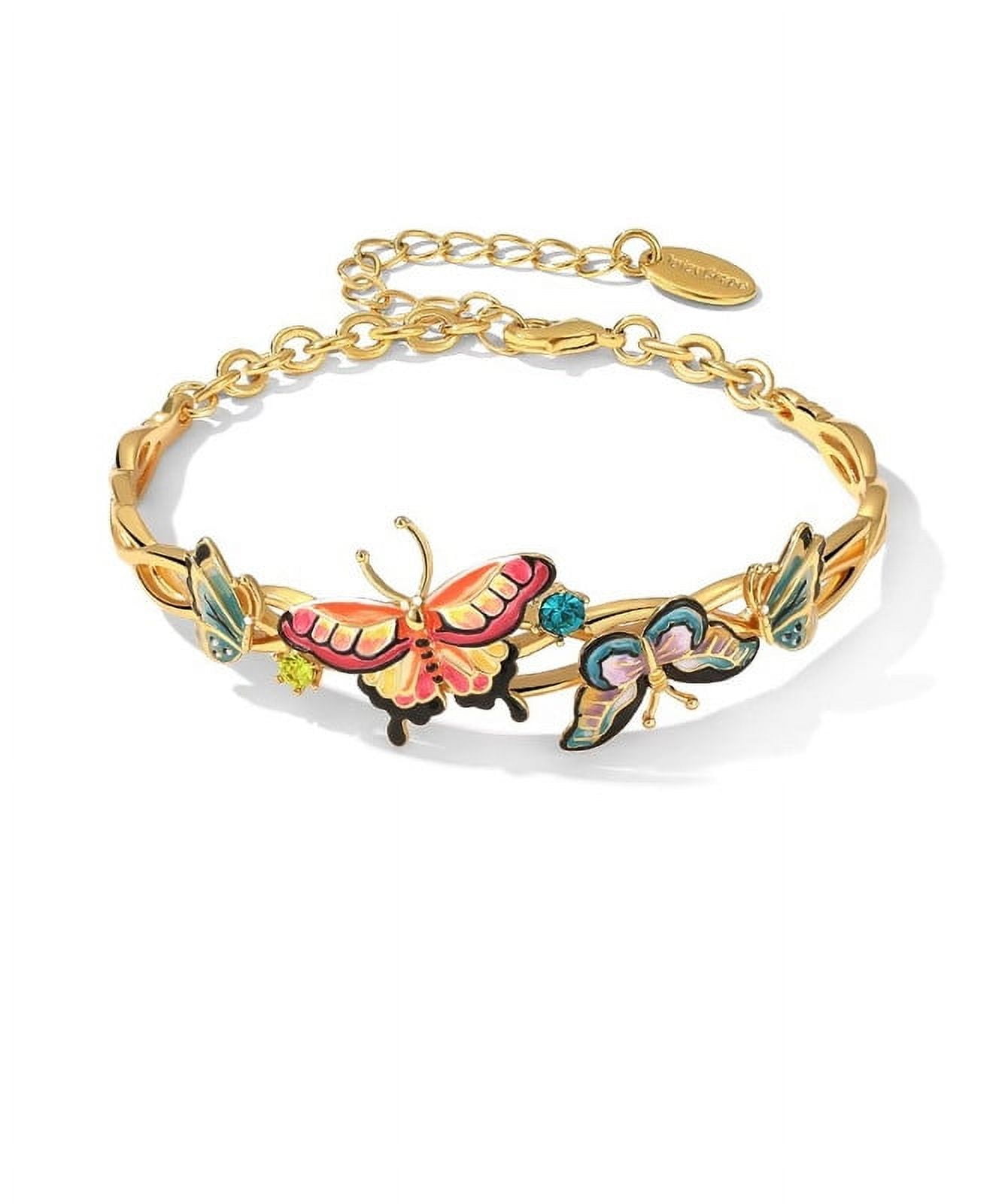 Butterfly series colorful butterfly bracelet design high-end bracelet ...