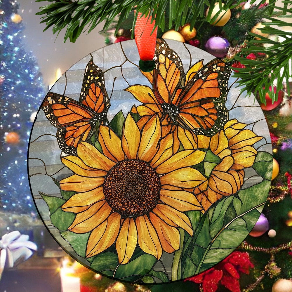 Butterfly6 Christmas Ornament, Ceramic/Acrylic Ornament, Mother’s Day ...