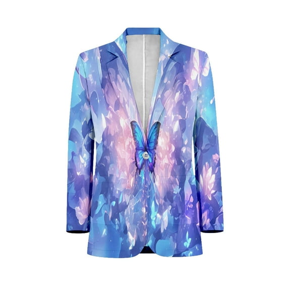 Butterfuly Pretty Butterflies Art Customized Men's Suits full man Shawl ...