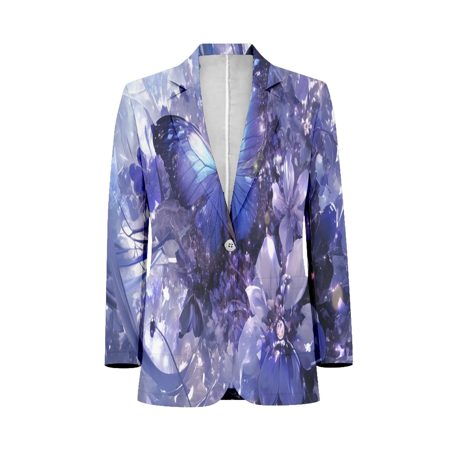 Butterfuly Pretty Butterflies Art Customized Men's Suits full man Shawl ...