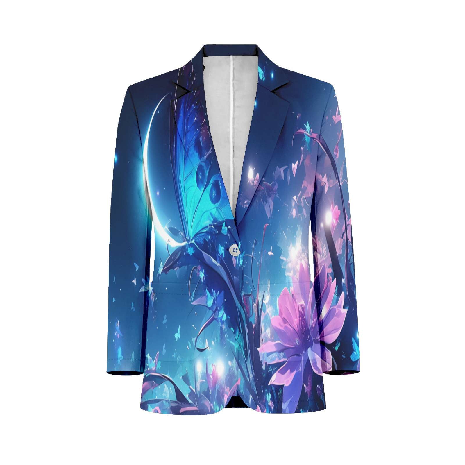 Butterfuly Pretty Butterflies Art Customized Men's Suits full man Shawl ...
