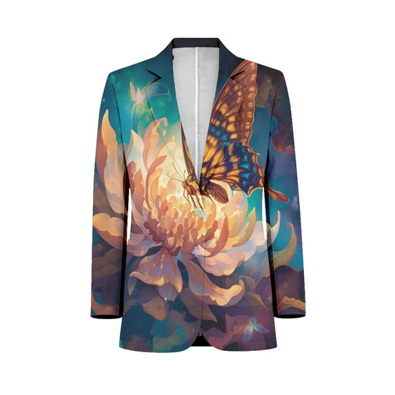 Butterfuly Pretty Butterflies Art Men Blazers Slim Clothing Summer Jacket Man Oversize Daily ...