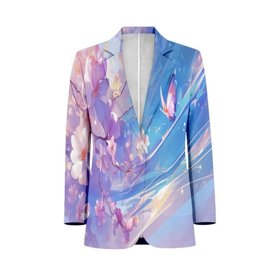 Butterfuly Pretty Butterflies Art Men Blazers Slim Clothing Summer ...