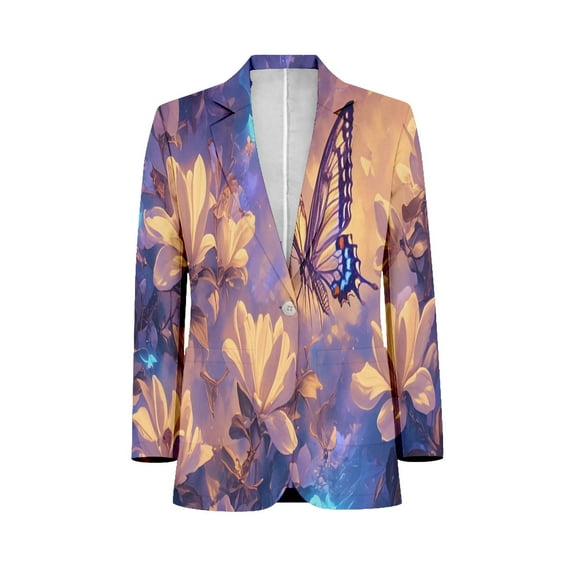 Butterfuly Pretty Butterflies Art Men's Suit Blazer Casual Party Wear ...