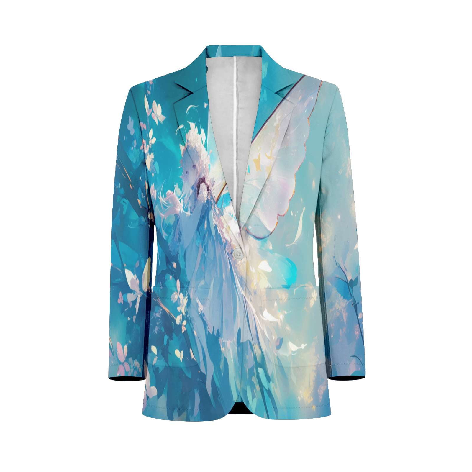 Butterfuly Pretty Butterflies Art Mens Suits Shawl Collar Slim Fit Suit ...