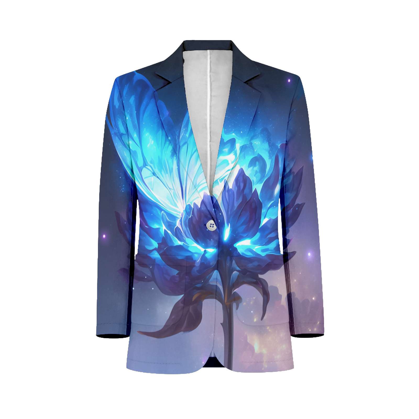 Butterfuly Pretty Butterflies Art Mens Suits Shawl Collar Slim Fit Suit ...