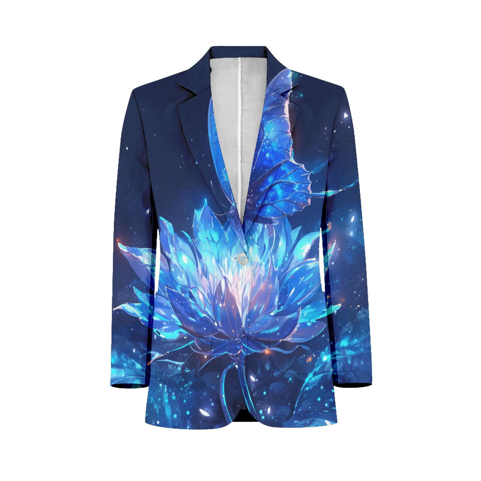 Butterfuly Pretty Butterflies Art Mens Suits Shawl Collar Slim Fit Suit ...
