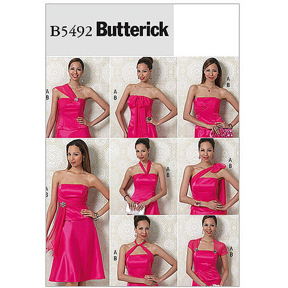 Butterick Pattern Misses' and Misses' Petite Top and Skirt, BB (8, 10 ...