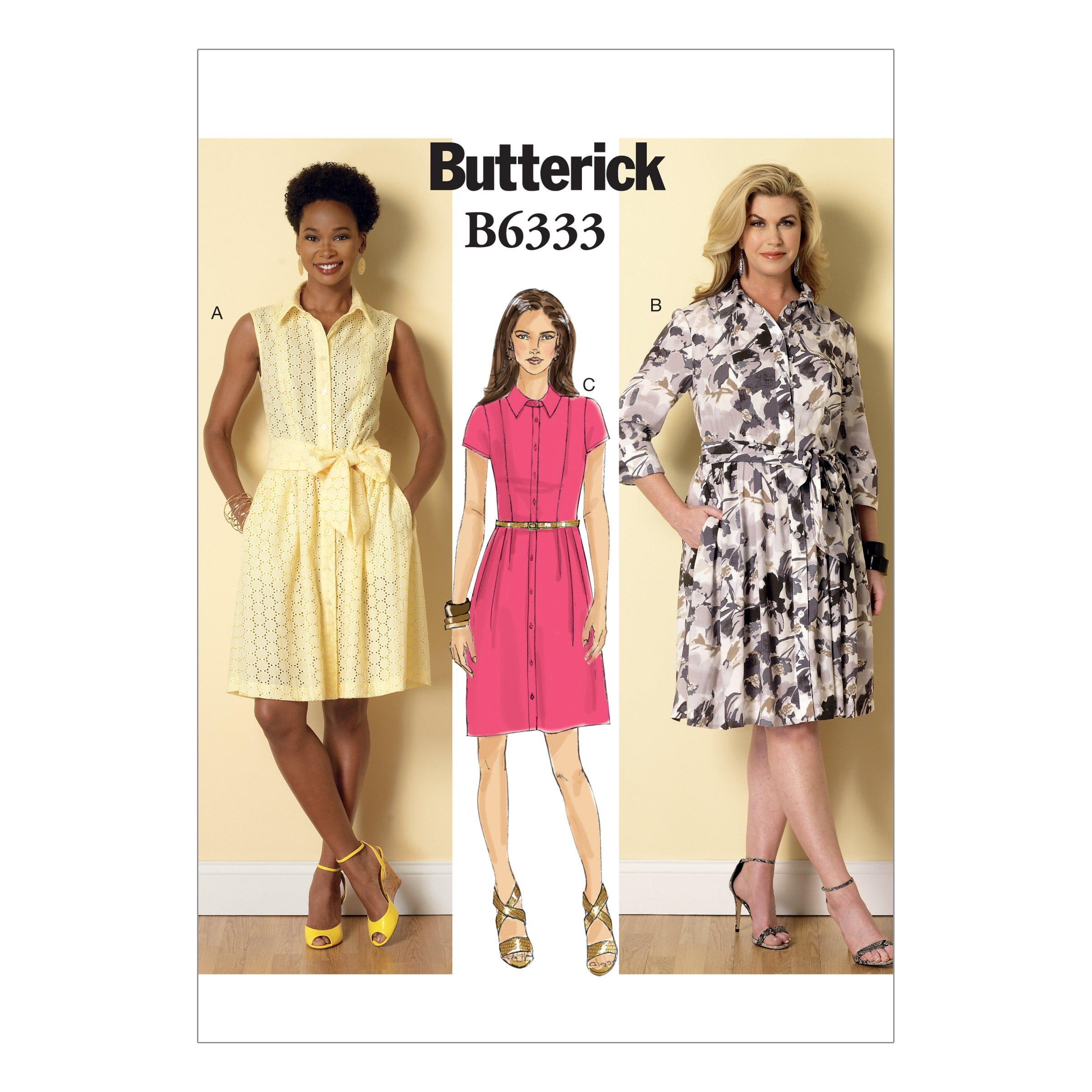 Butterick Sewing Pattern 6333 - Walmart.com
