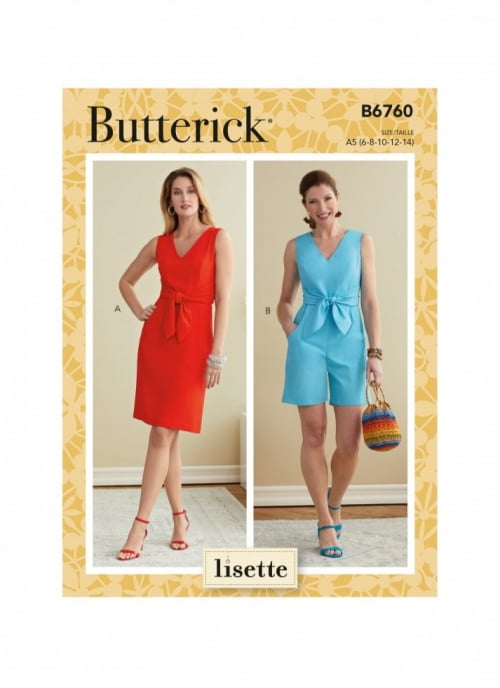Butterick Sewing Pattern 6760 Dresses, Jumpsuits - Walmart.com