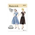 Butterick Sewing Pattern 7019 - 1950s Misses' Dress, Size: K5 (8-10-12 ...