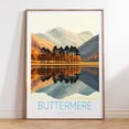 Buttermere Lake District Rural Landscape Wall Art Unframed Paper Print ...
