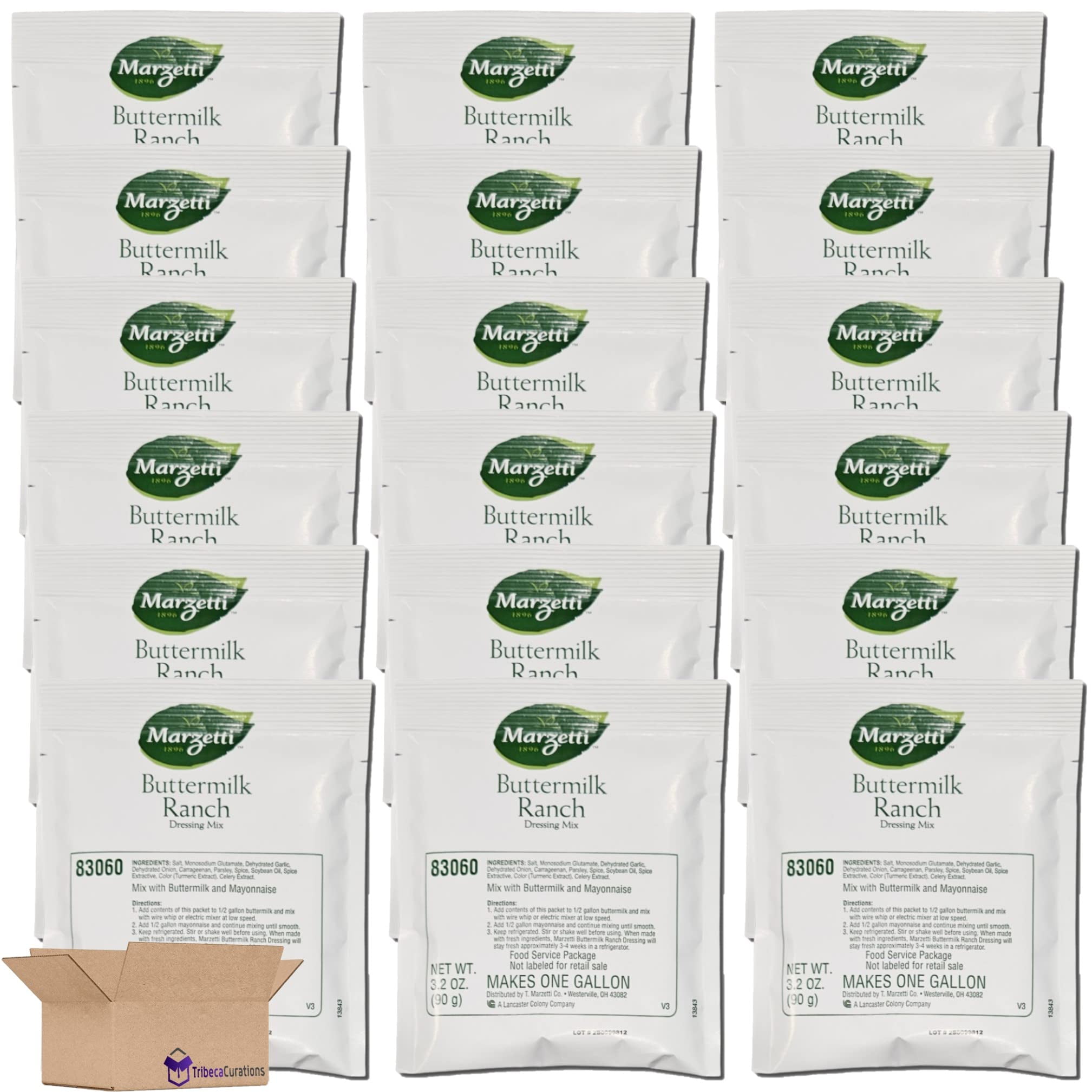 Buttermilk Ranch Dressing Mix | 3.2 Ounce Packet (Makes One Gallon ...